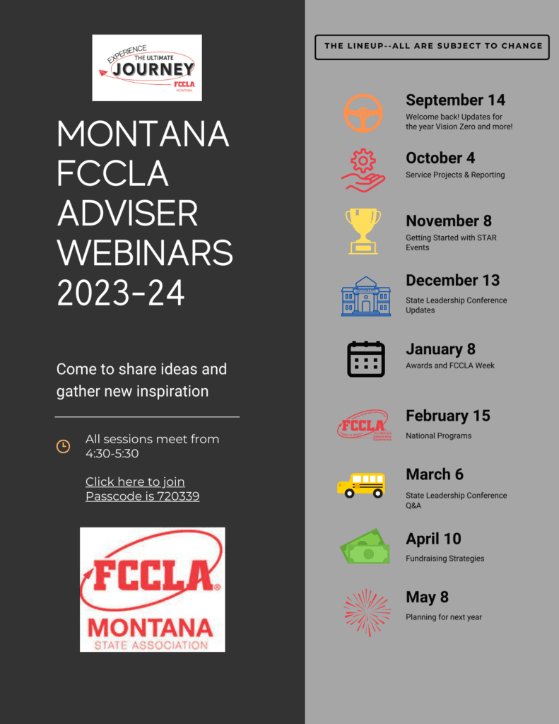 Adviser Resources - Montana FCCLA