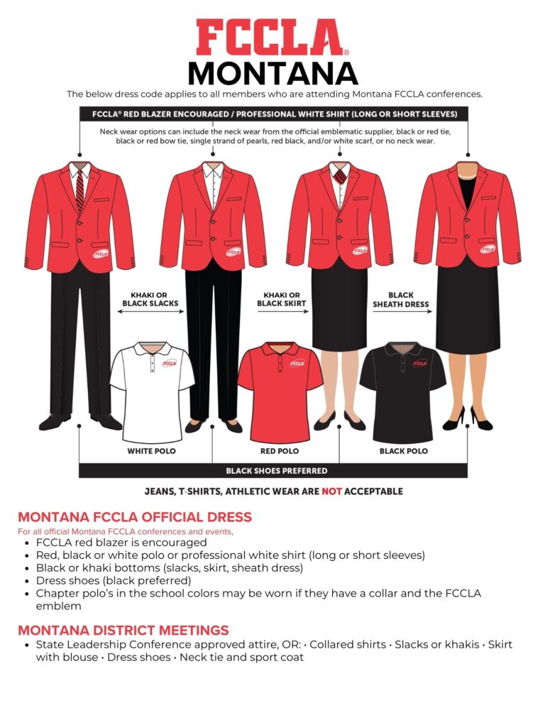 Dress Code - Montana FCCLA
